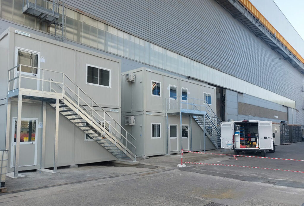 Prefabricated modules for Construction sites | GB Group Container